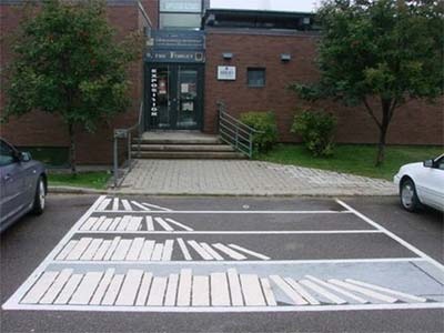 Roadsworth's incredible street stencil art | Amusing Planet